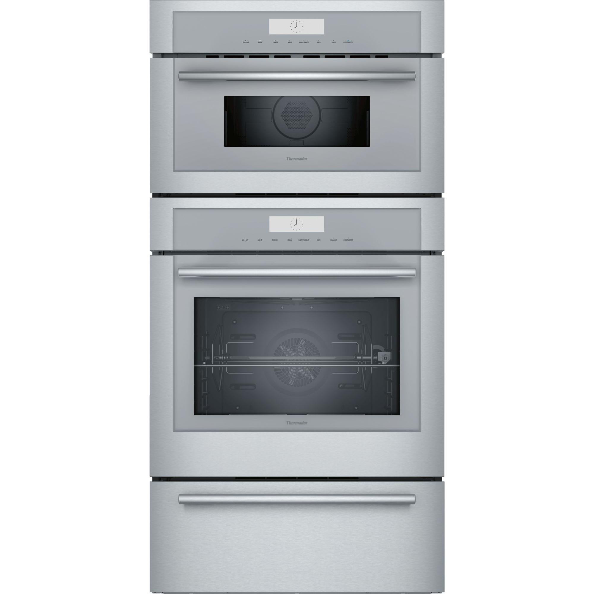 Thermador Wall Oven With Microwave Warming Drawer Combos TA Appliances Barbecues