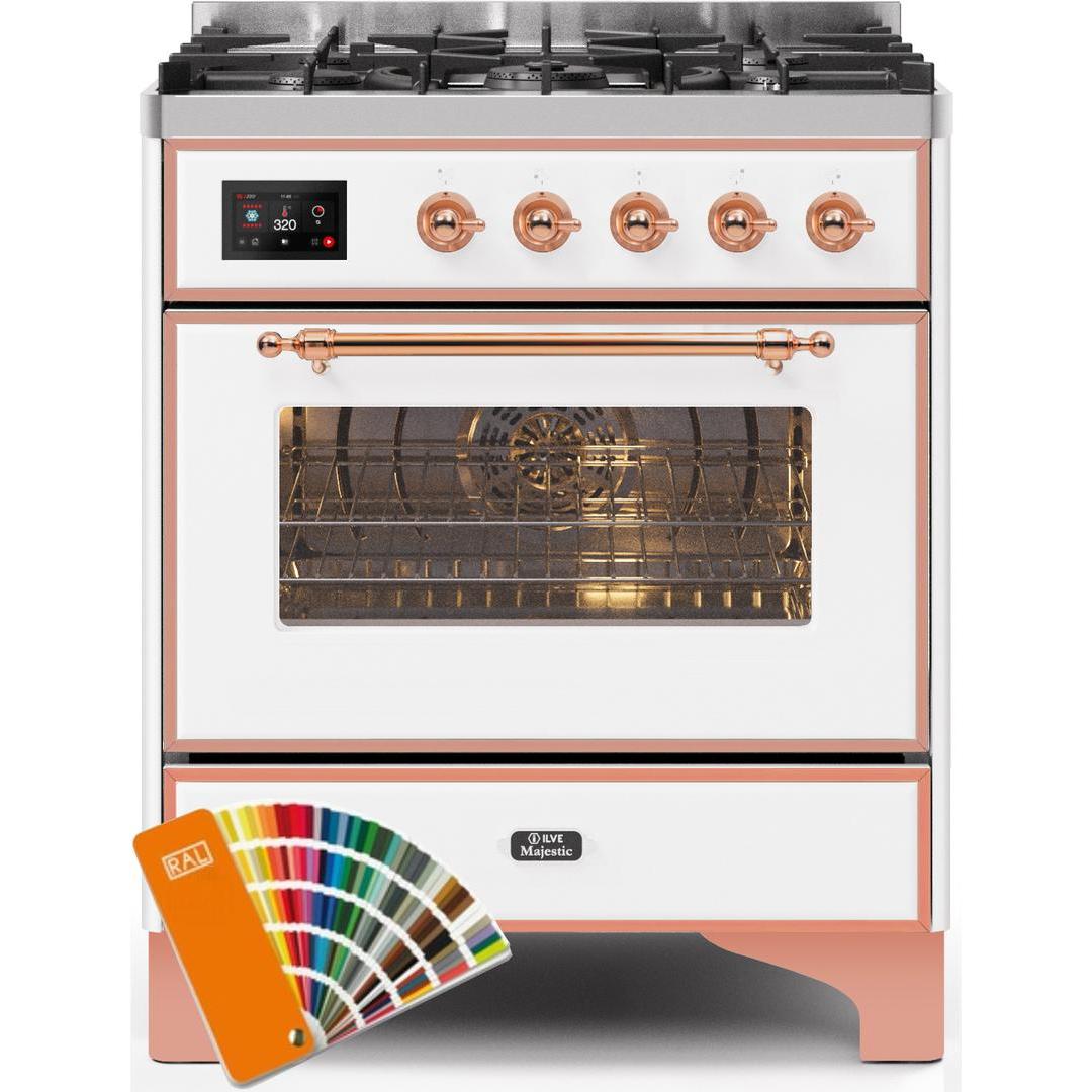 iLVE 30-inch Freestanding Dual Fuel Range with European Convection Tec