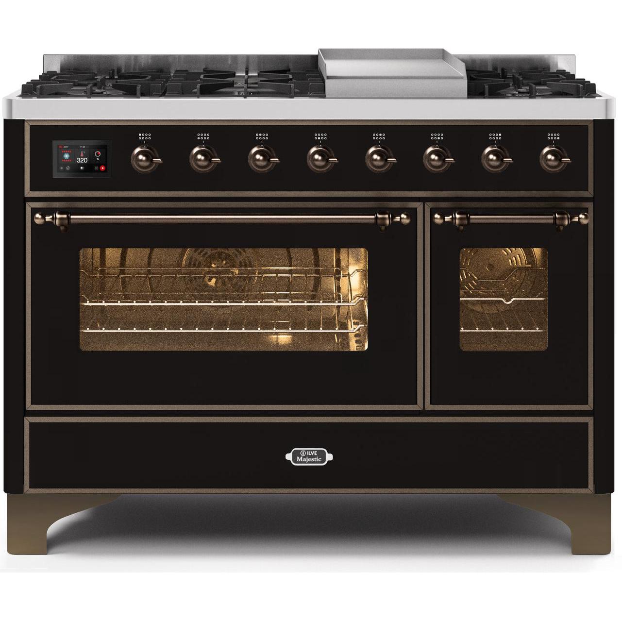 iLVE 48-inch Freestanding Dual Fuel Range with European Convection Tec