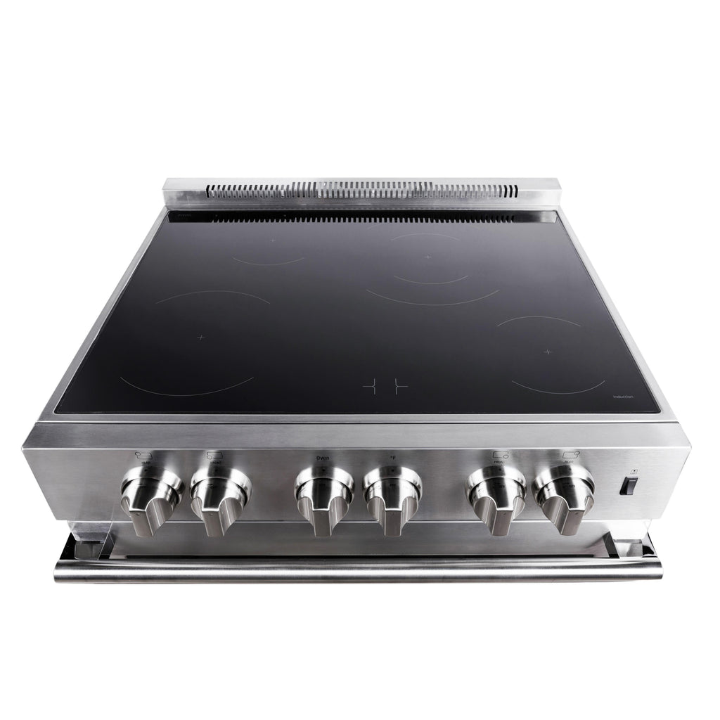 BIR34452CSS Blomberg 30-inch Slide-in Electric Induction Range with ...