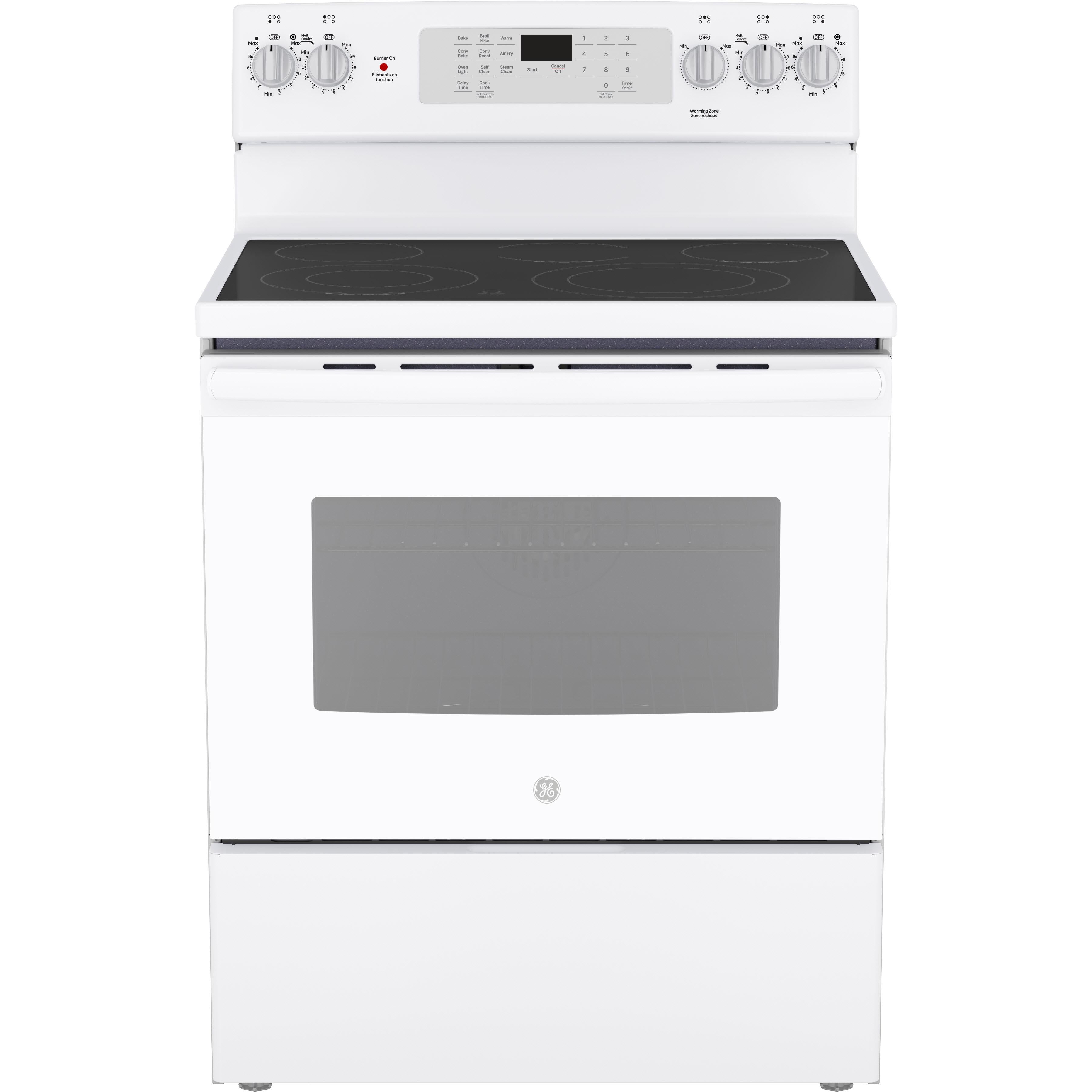 JCB840DVWW GE 30-inch Freestanding Electric Range with Convection ...