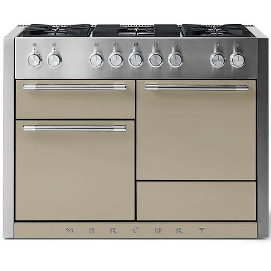 AMC48DFFWN AGA 48-inch Mercury Dual Fuel Range with True European ...