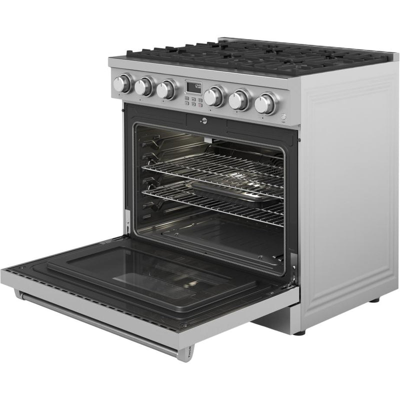 ARG36 Thor Kitchen 36-inch Freestanding Gas Range with Convection ...