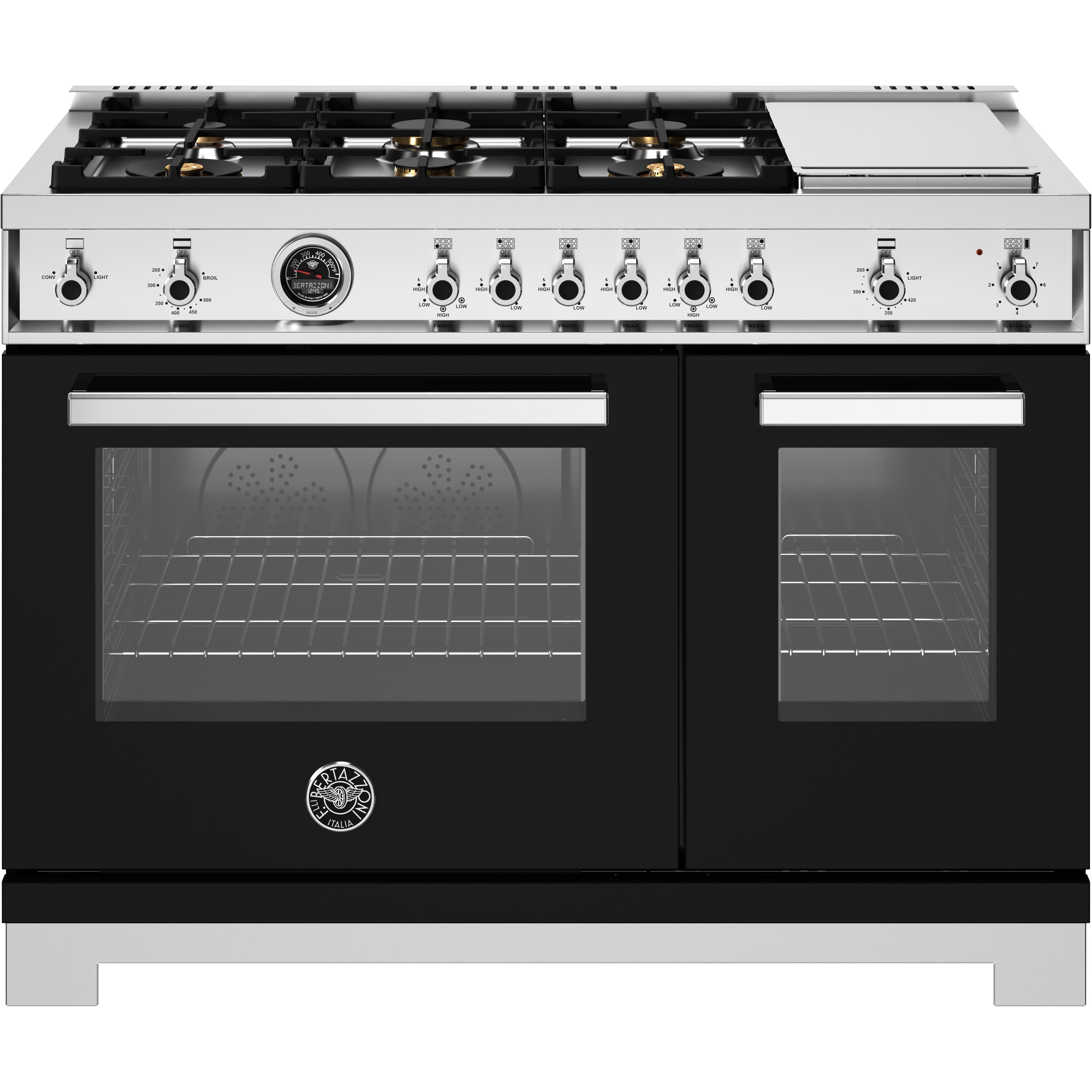 PRO486BTFGMNET Bertazzoni 48-inch Freestanding Gas Range PRO486BTFGMNET ...