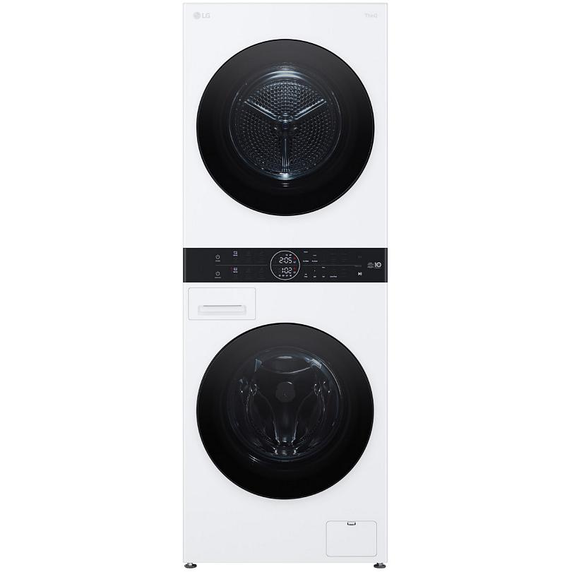 LG Stacked Washer/Dryer Electric Laundry Center with Wi-Fi WKHC152HWA