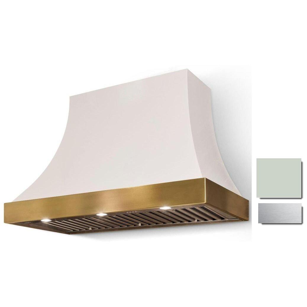 La Cornue 44-inch Cornufé Cascade Series Wall Mount Hood CH4430CACTAPS