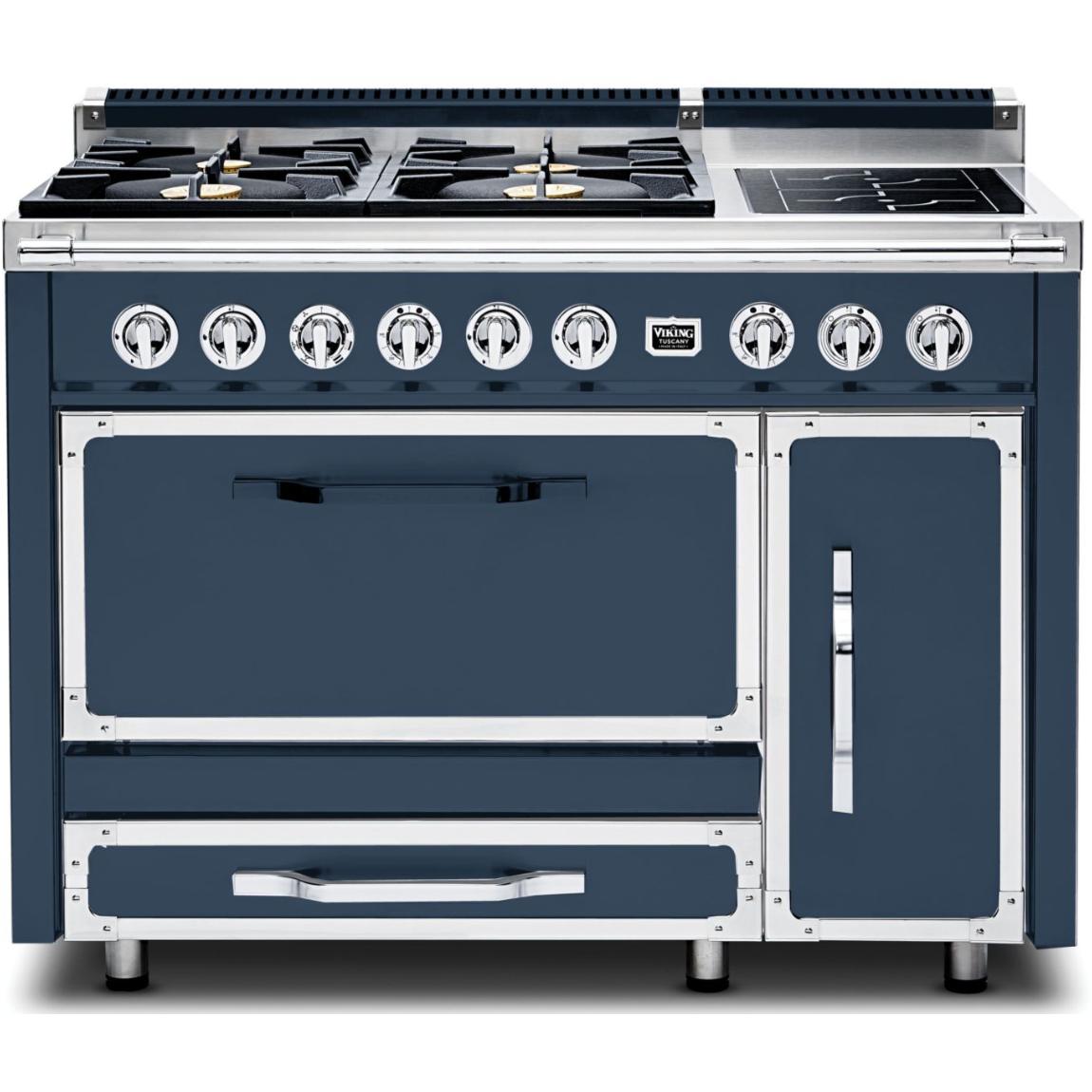 Viking 48-inch Freestanding Dual Fuel Range with True Convection Techn