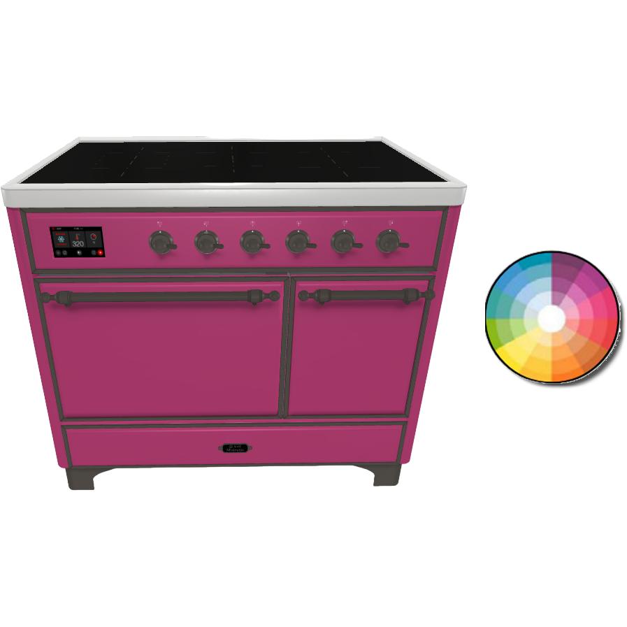 iLVE 40-inch Freestanding Induction Range with European Convection Tec ...