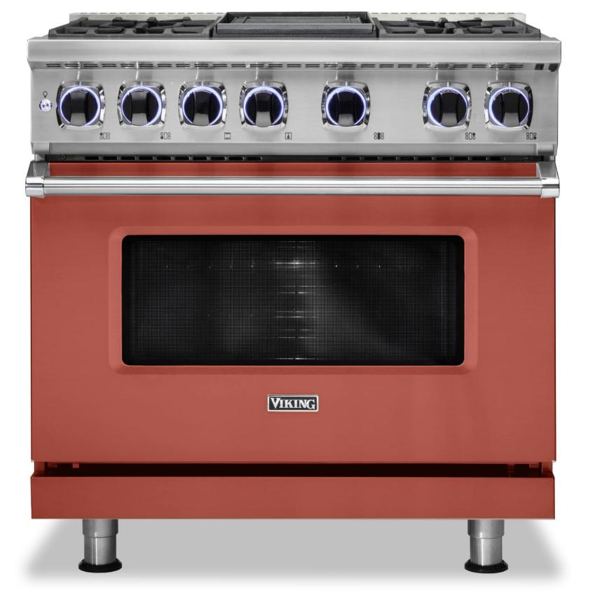 Viking 36-inch Freestanding Dual-Fuel Range with Elevation Burners™ CV