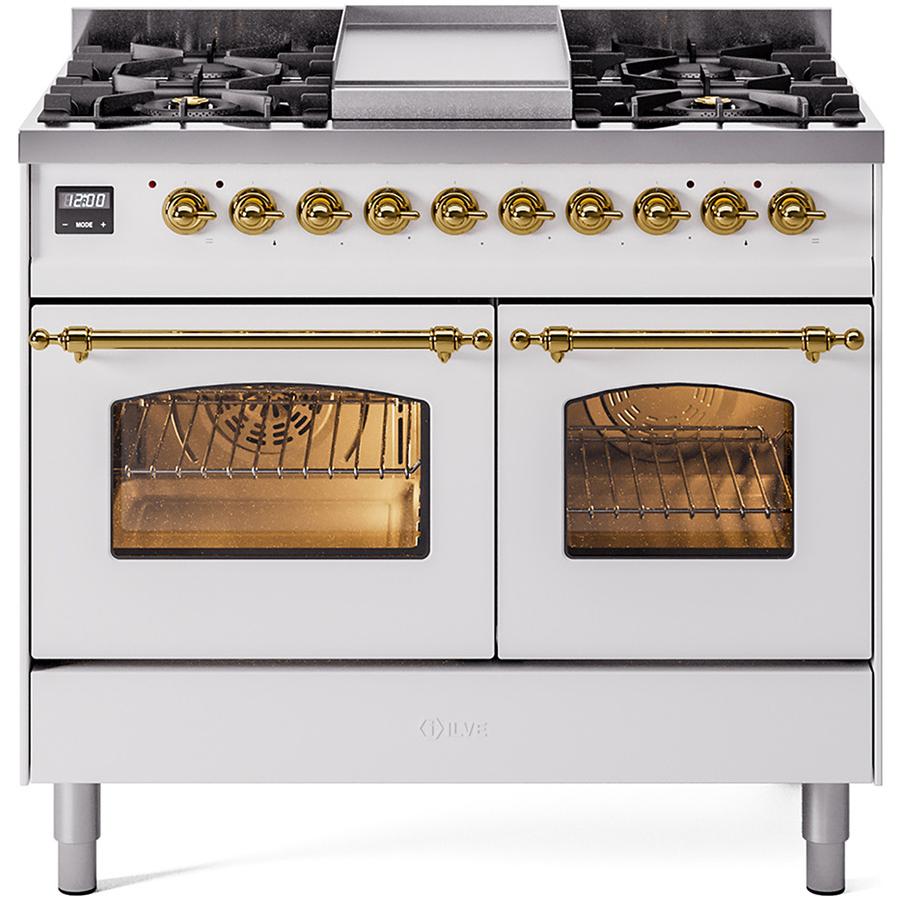 iLVE 40-inch Freestanding Dual Fuel Range UPD40FNMPWHGLP– TA Appliances ...