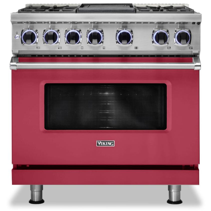 Viking 36-inch Freestanding Dual-Fuel Range with Elevation Burners™ CV