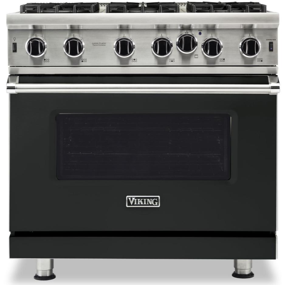 Viking 36-inch, 5.1 cu.ft. Freestanding Gas Range with Convection Tech
