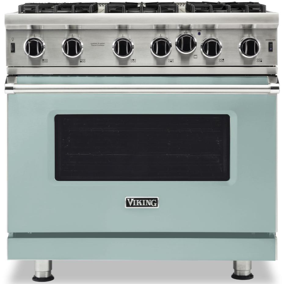 Viking 36-inch, 5.1 cu.ft. Freestanding Gas Range with Convection Tech