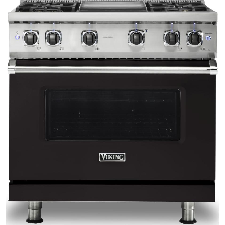 Viking 36-inch Freestanding Gas Range with GourmetGlo™ VGR536-4GON