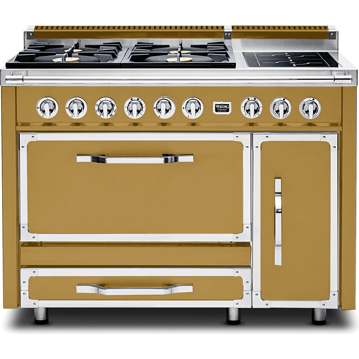 Viking 48-inch Freestanding Dual Fuel Range with True Convection Techn ...