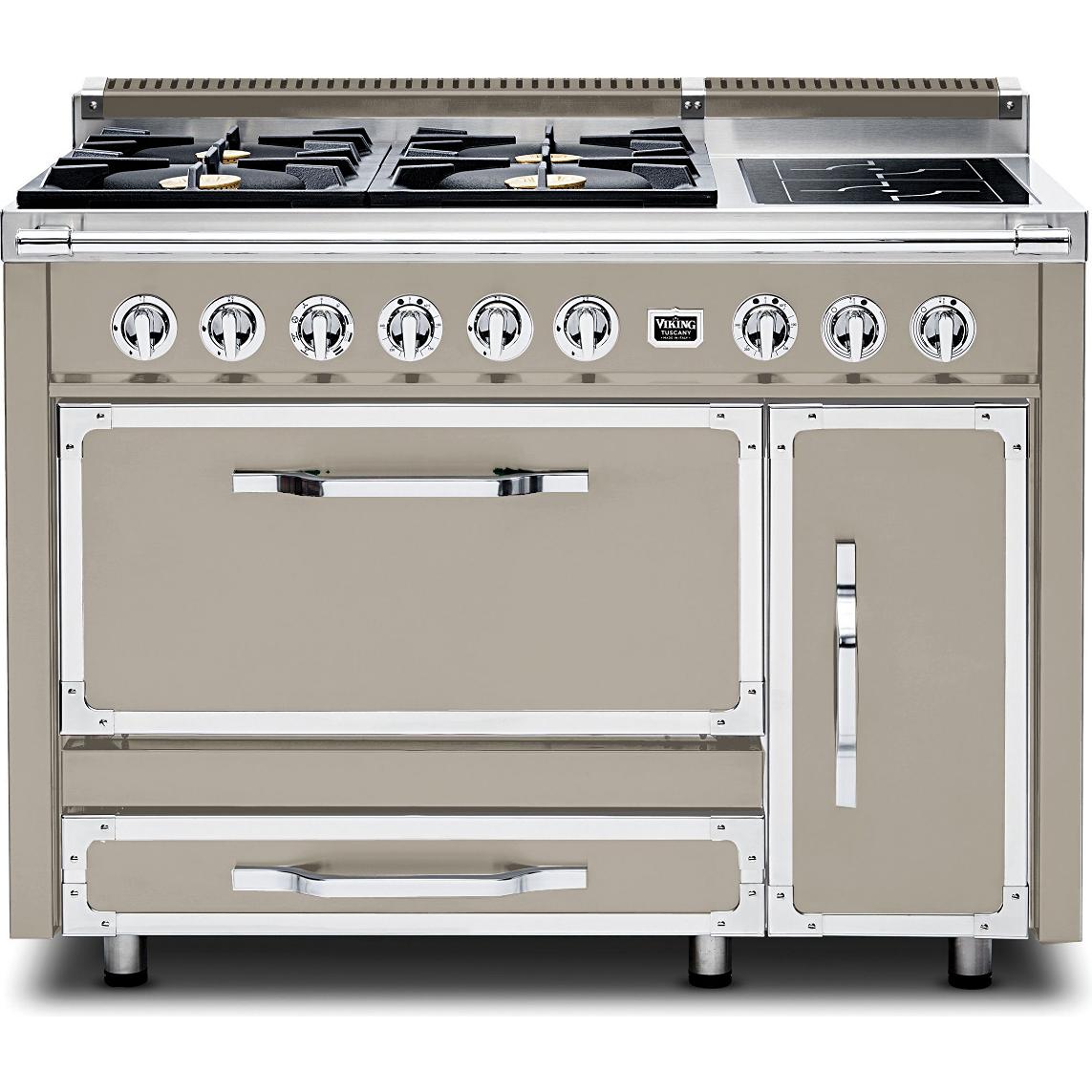 Viking 48-inch Freestanding Dual Fuel Range with True Convection Techn ...