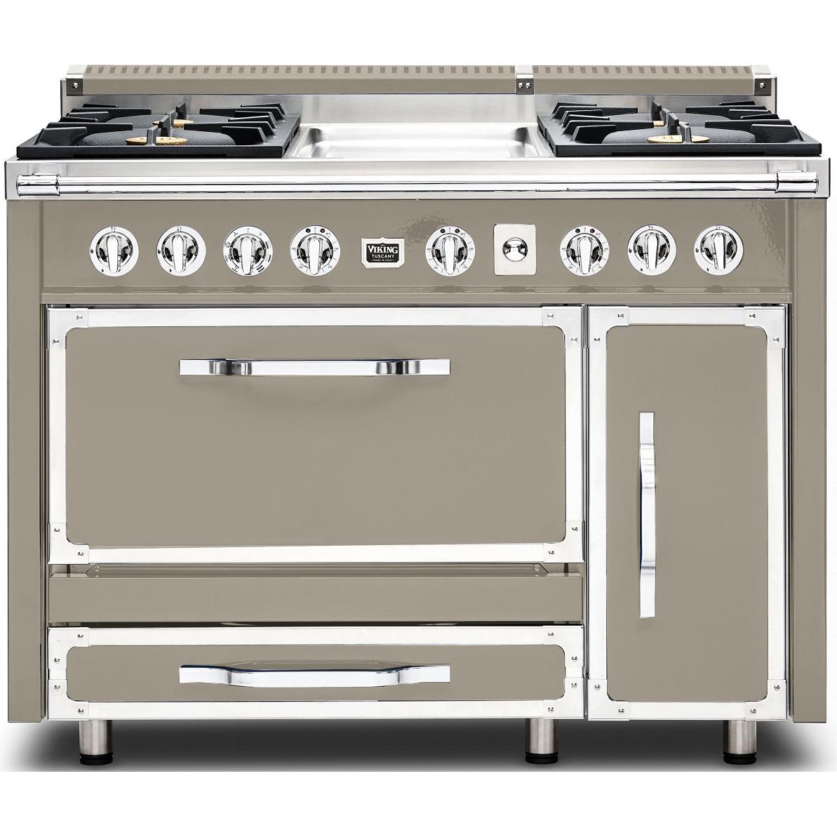 Viking 48-inch Freestanding Dual Fuel Range with True Convection Techn ...