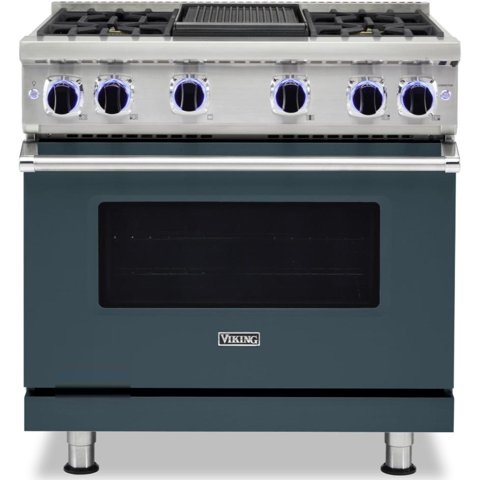 Viking 36-inch Freestanding Gas Range with Elevation™ Burners VGR7362-