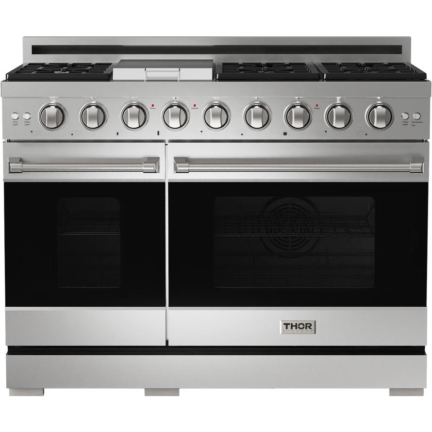 Thor Kitchen 48-inch Freestanding Gas Range with Convection Technology