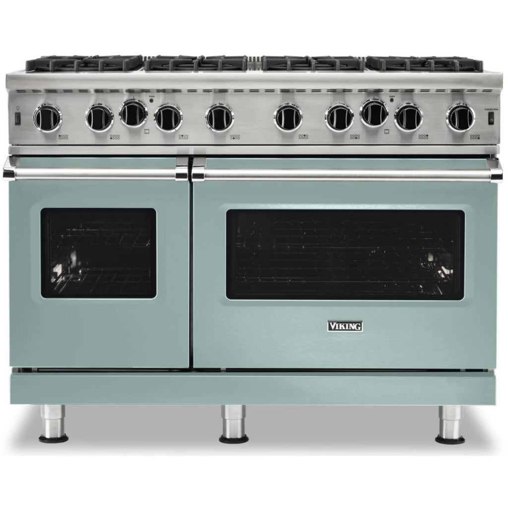 Viking 48-inch Freestanding Gas Range with Gourmet-Glo™ Gas Infrared B ...