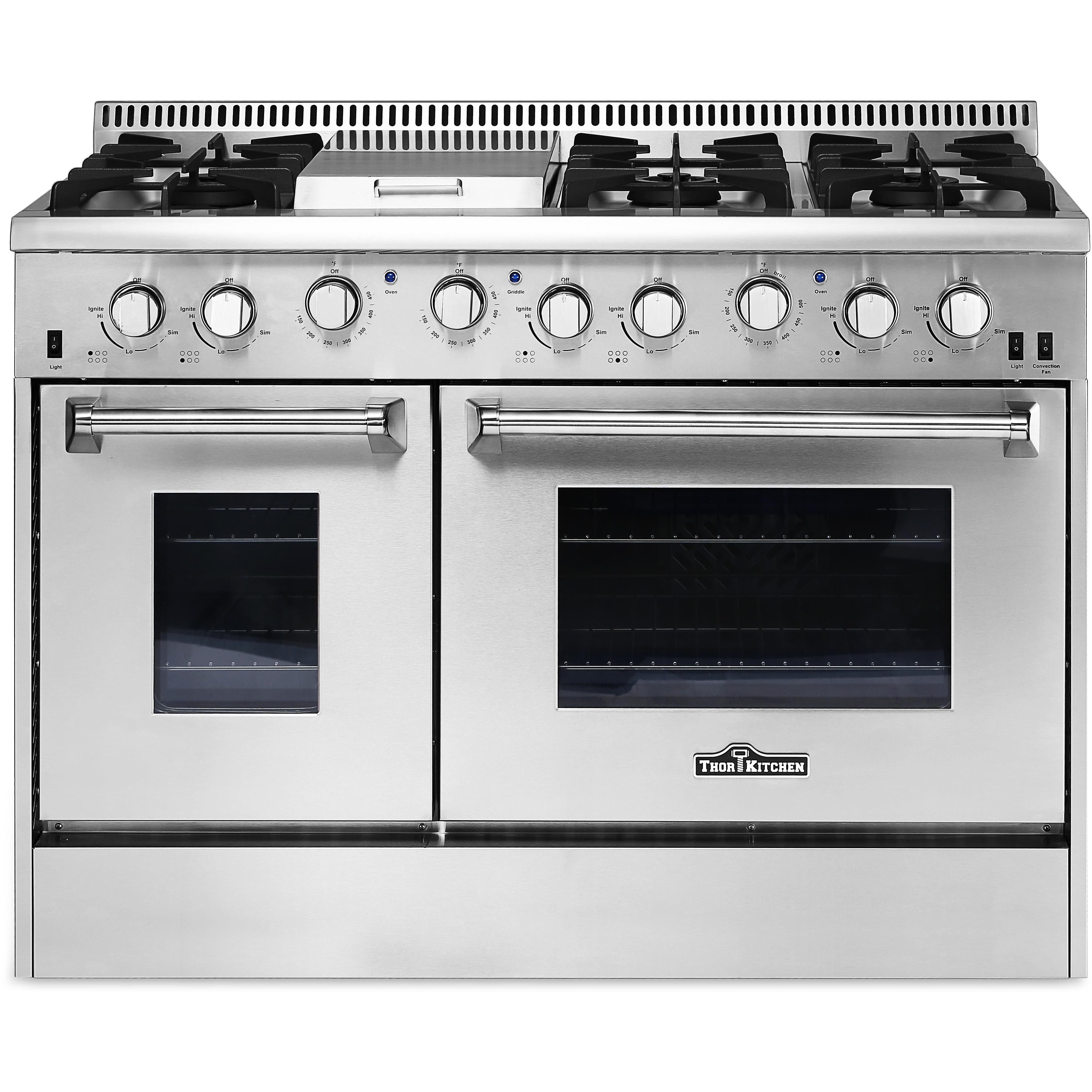 HRG4808U Thor Kitchen 48-inch Freestanding Gas Range HRG4808U | TA ...
