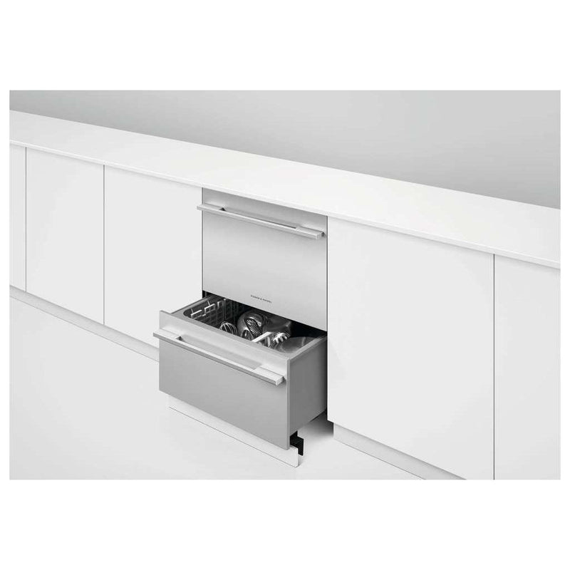 DD24DTI9N Fisher & Paykel 24-inch Built-in Double DishDrawer Dishwasher ...