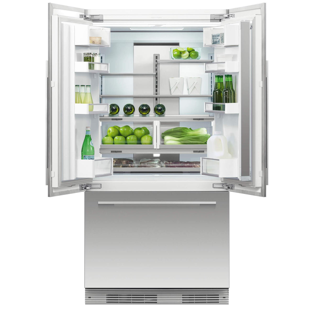 RS36A72J1N Fisher Paykel 36 inch 16.8 cu. ft. French 3 Door Refrigerator with Ice Maker RS36A72J1 N TA Appliance TA Appliances Barbecues