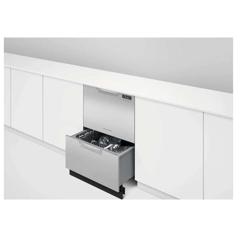 DD24DCTX9N Fisher & Paykel 24-inch Built-in Double DishDrawer ...