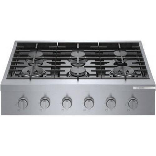 RGM8658UC Bosch 36-inch Built-in Gas Rangetop with OptiSim® Burner ...