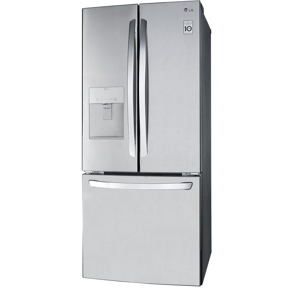 LRFWS2200S LG 30-inch, 21.8 cu.ft. Freestanding French 3-Door ...