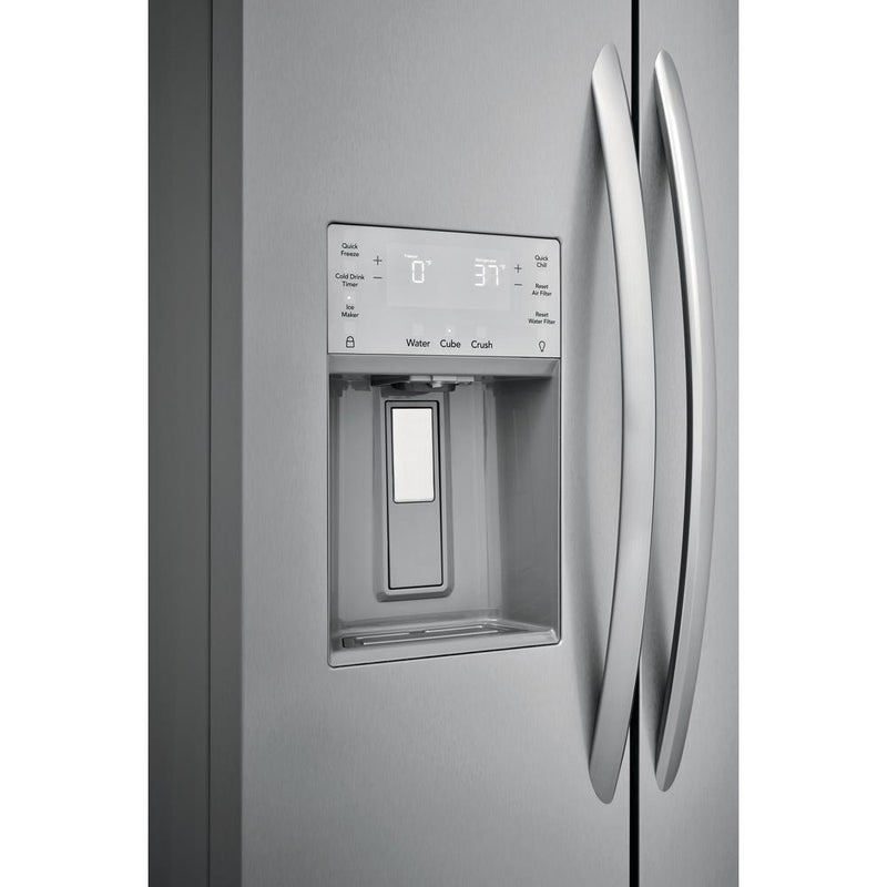 GRSS2652AF Frigidaire Gallery 36-inch, 25.6 cu.ft. Freestanding Side-by ...