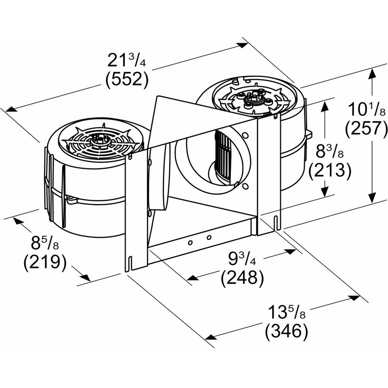 VTN2FZ Thermador 1000 CFM Internal Hood Blower VTN2FZ | TA Appliance ...