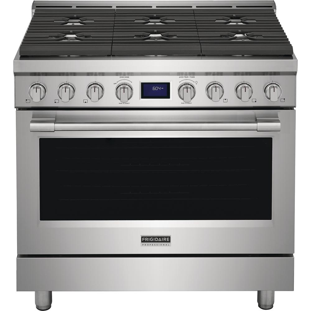 PCFG3670AF Frigidaire Professional 36-inch Freestanding Gas Range with ...