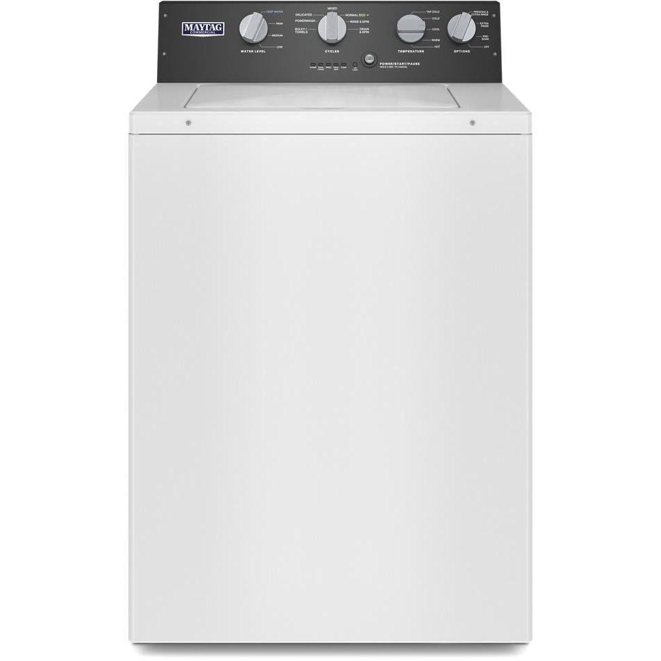 MVWP586GW Maytag Commercial Laundry Top Loading Washer with Dual-Action ...